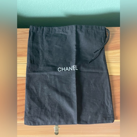 CHANEL | Other | Chanel Black Drawstring Dust Bag 3x1in | Poshmark